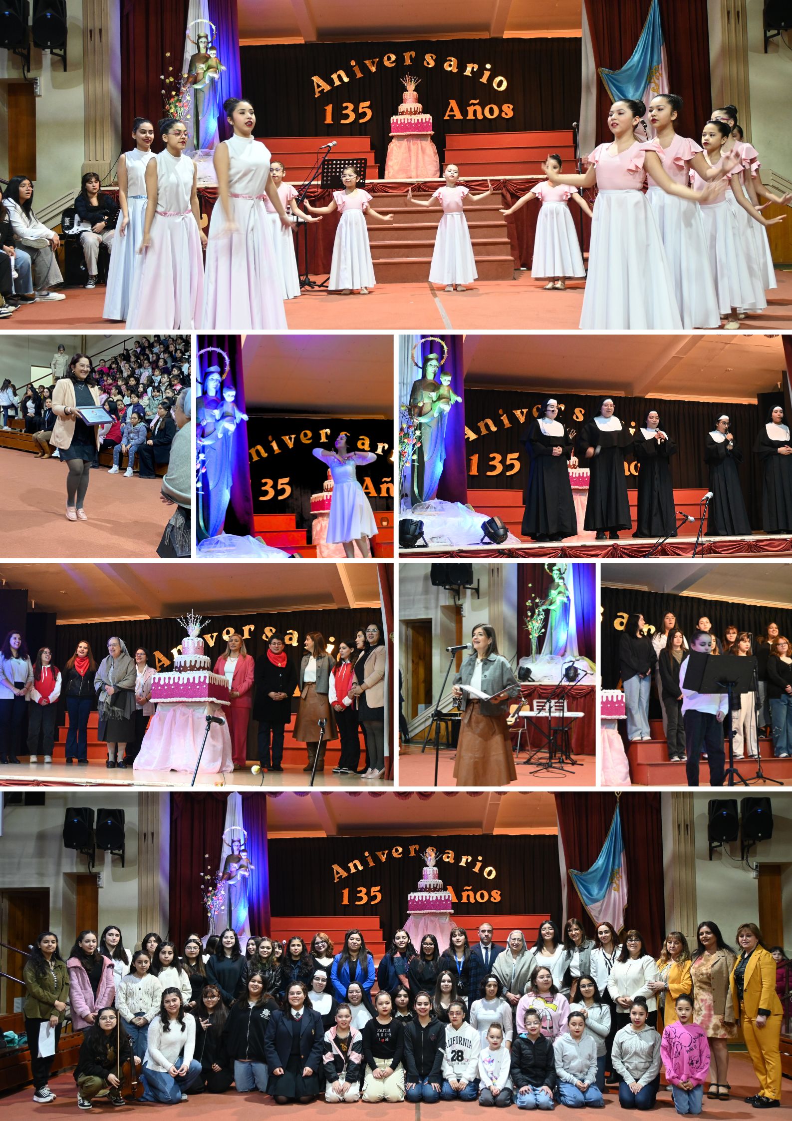 Conmemoración Aniversario 135 años Liceo María Auxiliadora